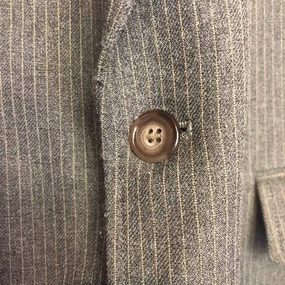 Circle S | Suits & Blazers | Circle S 42l Gray Vtg Pinstripe Western ...